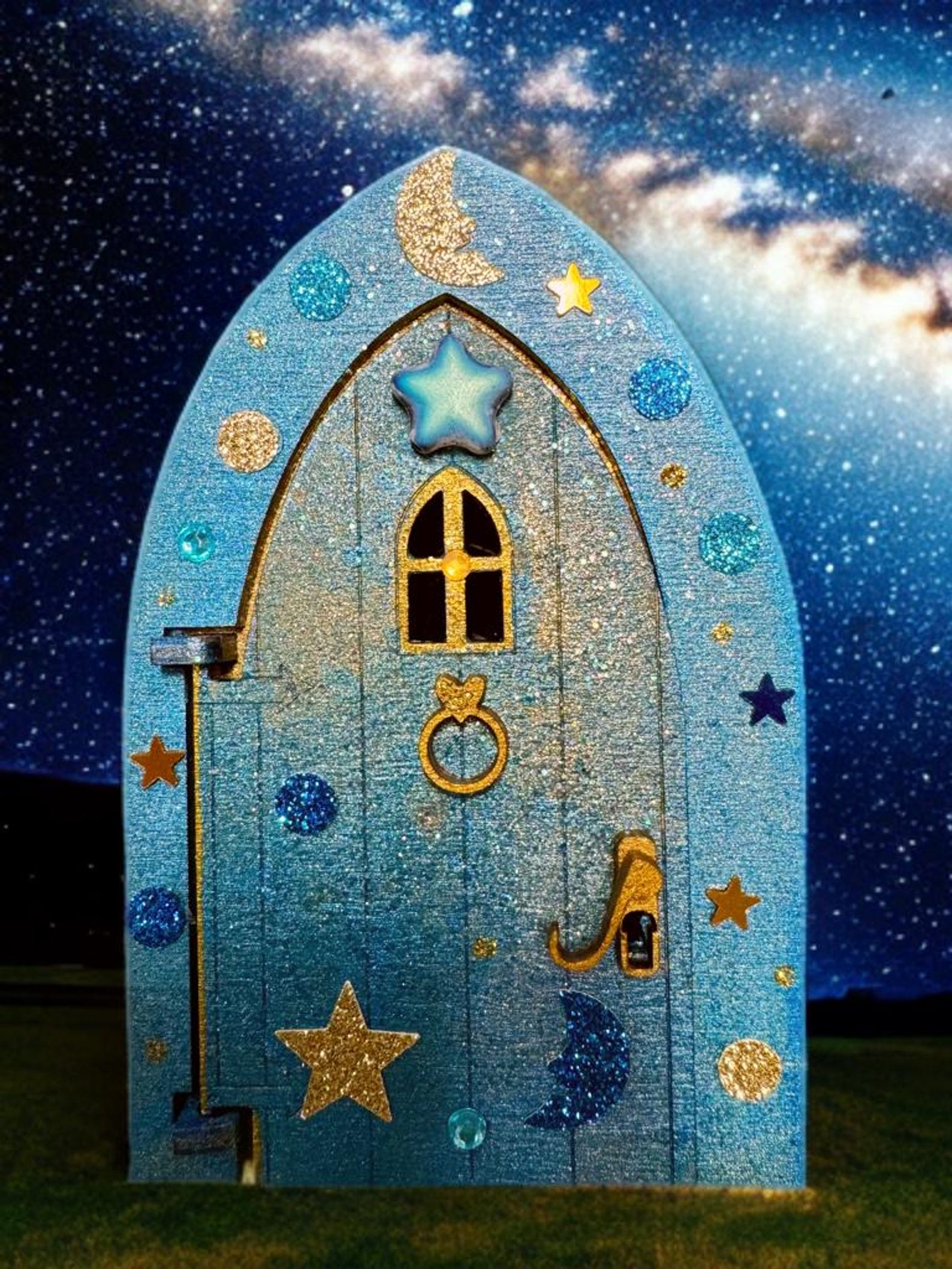 Enchanted Fairy Door: Celestial Fae, Luna, Magical Indoor Decor - Etsy