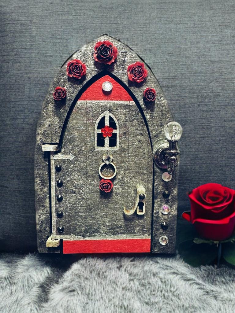 Enchanted Fairy Door, Lilith Fairy of Mystery, Indoor Magical Decor - Etsy
