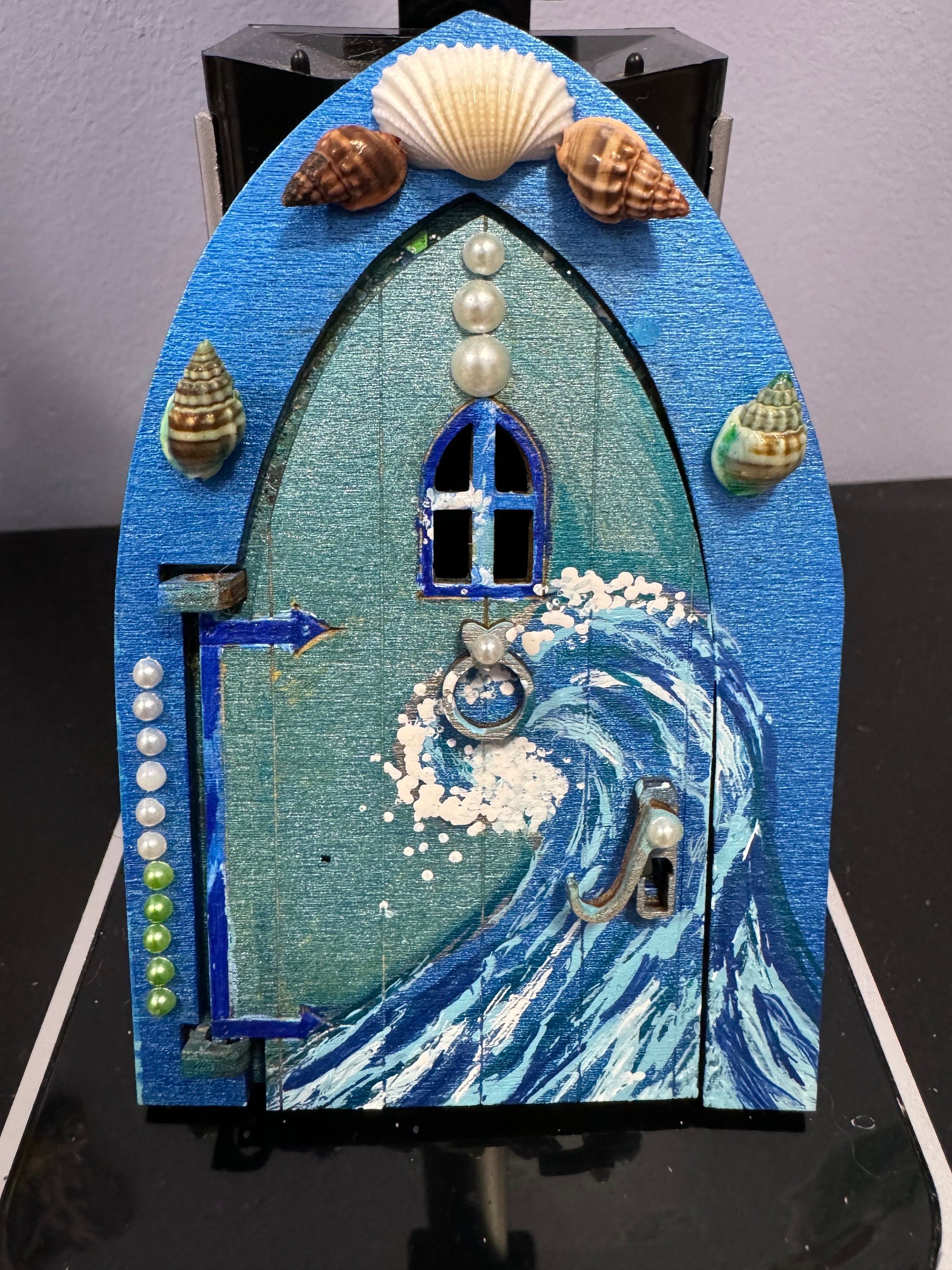 Enchanted Fairy Door: Marina, Fairy of the Sea, Magical Decor - Etsy