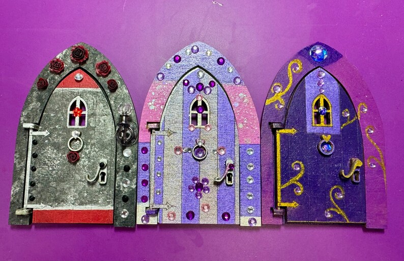 Enchanted Fairy Door, Lilith Fairy of Mystery, Indoor Magical Decor - Etsy