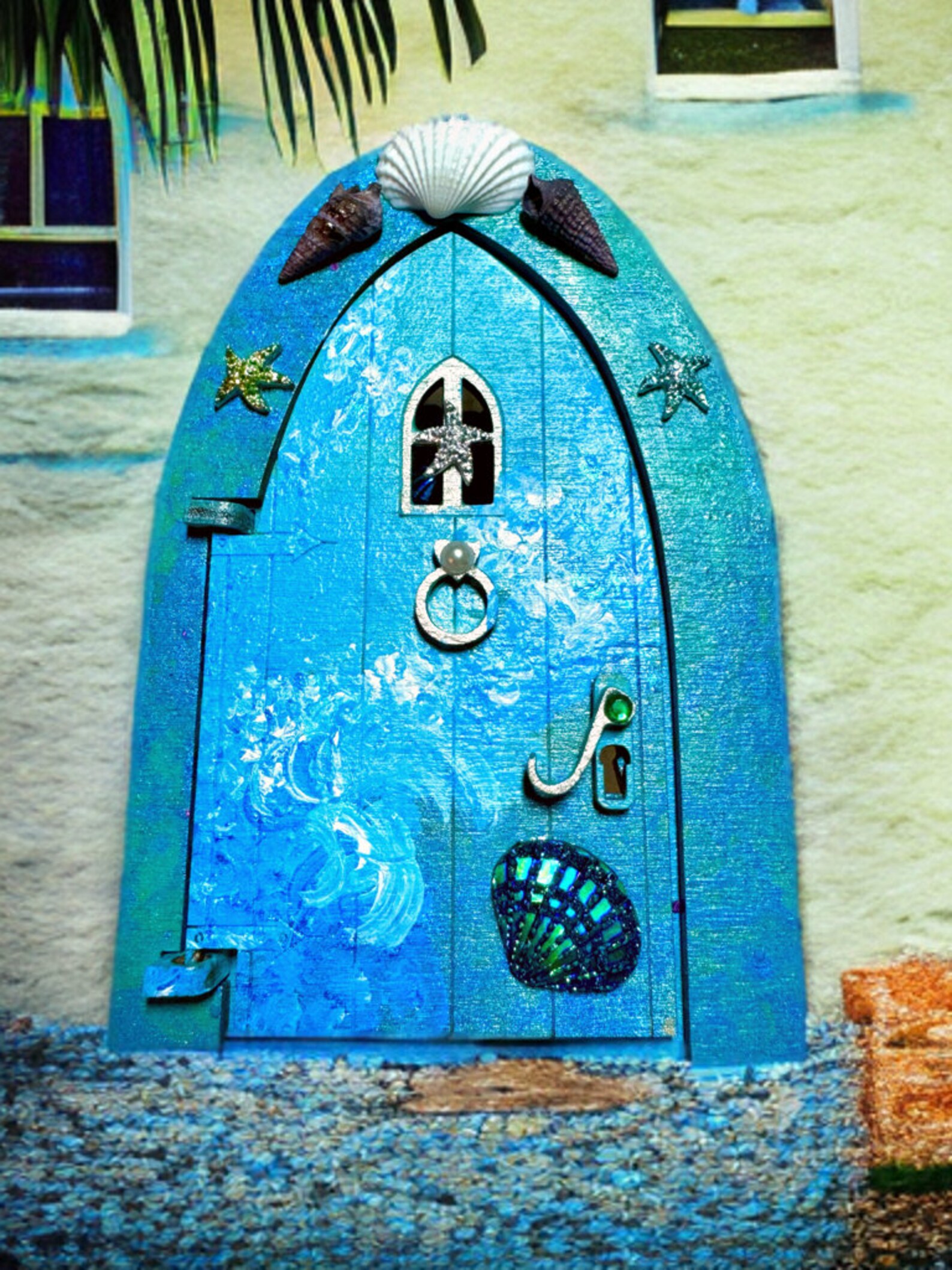 Enchanted Fairy Door: Marina, Fairy of the Sea, Magical Decor - Etsy