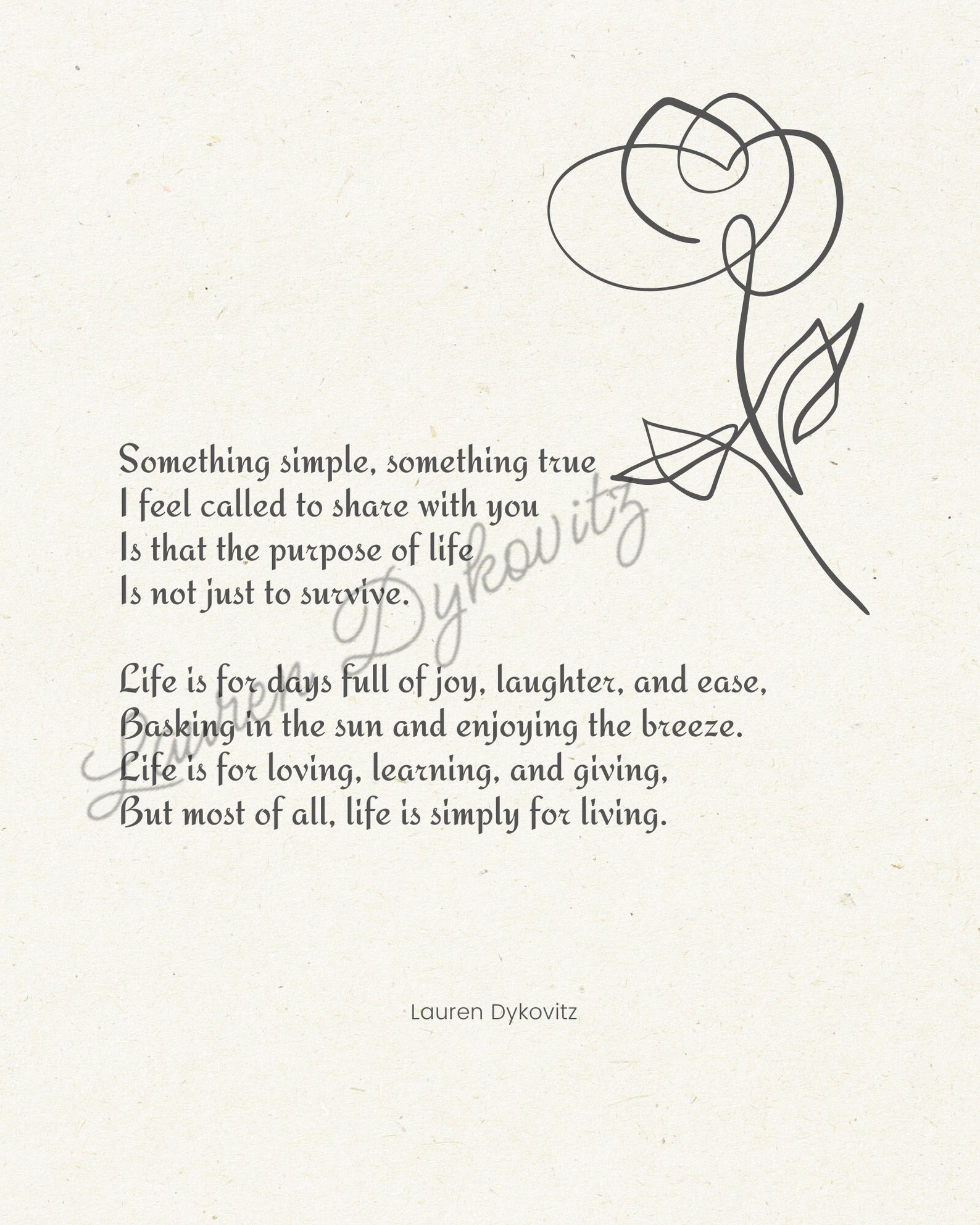Life is for Living Poem, Poems About Life, Life Poem, Life Print, Life ...