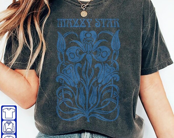 Mazzy Star T-shirt, Among My Swan Album Shirt, Cute Graphic Tees, Mazzy ...