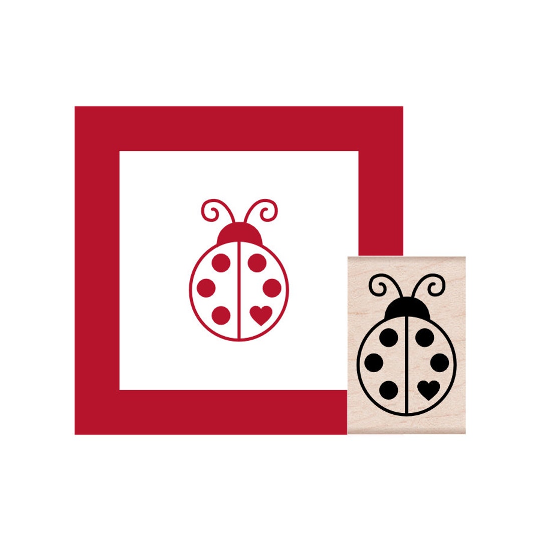 Ladybug Rubber Stamp - Etsy