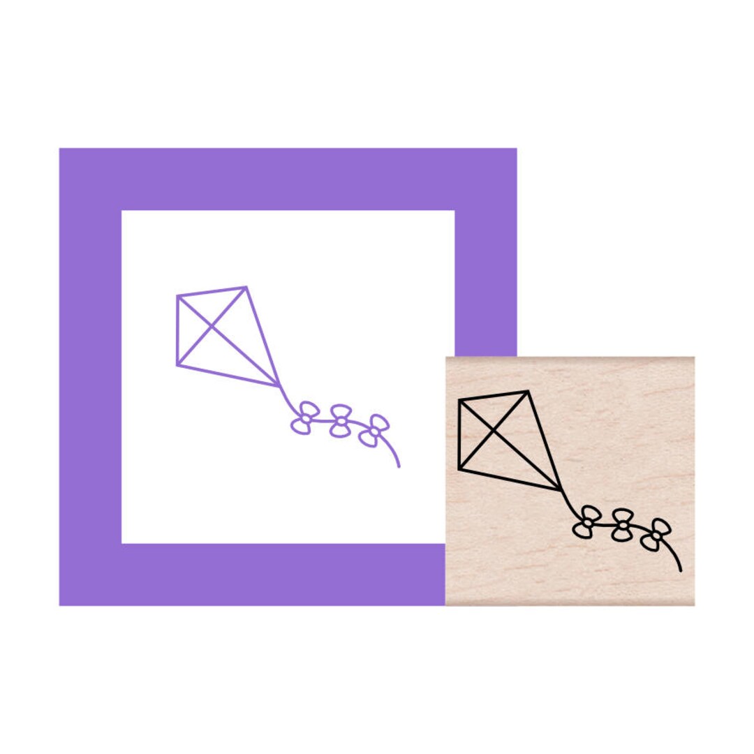 Kite Rubber Stamp - Etsy