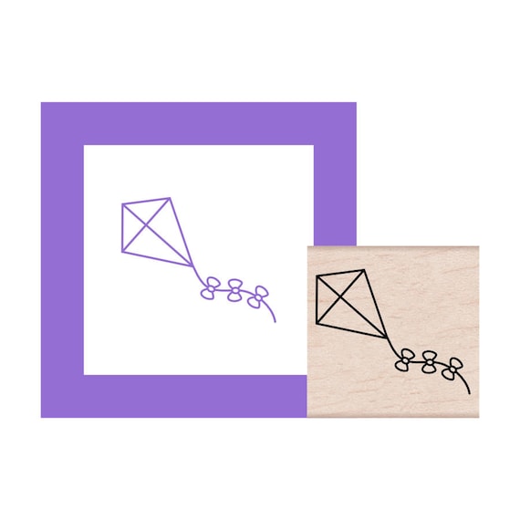 Kite Rubber Stamp - Etsy