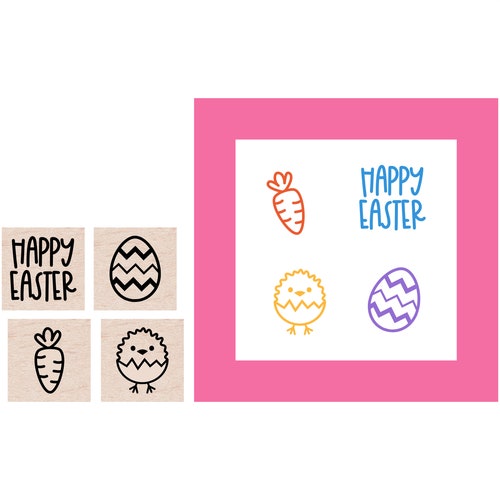Easter Bunny Tail Rubber Stamp - Etsy