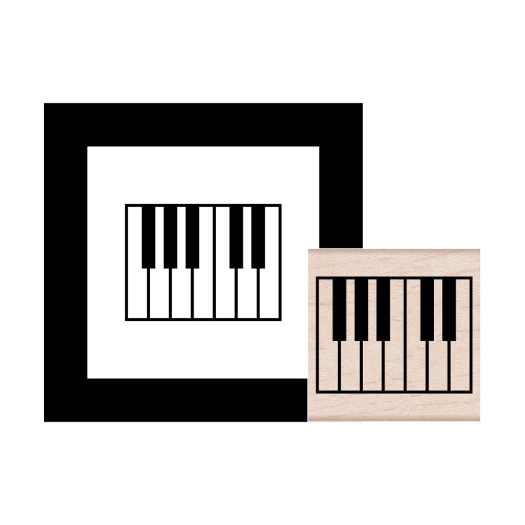Piano Rubber Stamp - Etsy
