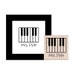 Piano Keyboard Personalized Rubber Stamp - Etsy