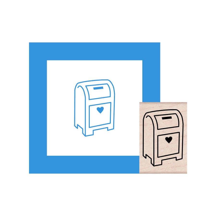 Mailbox Rubber Stamp - Etsy