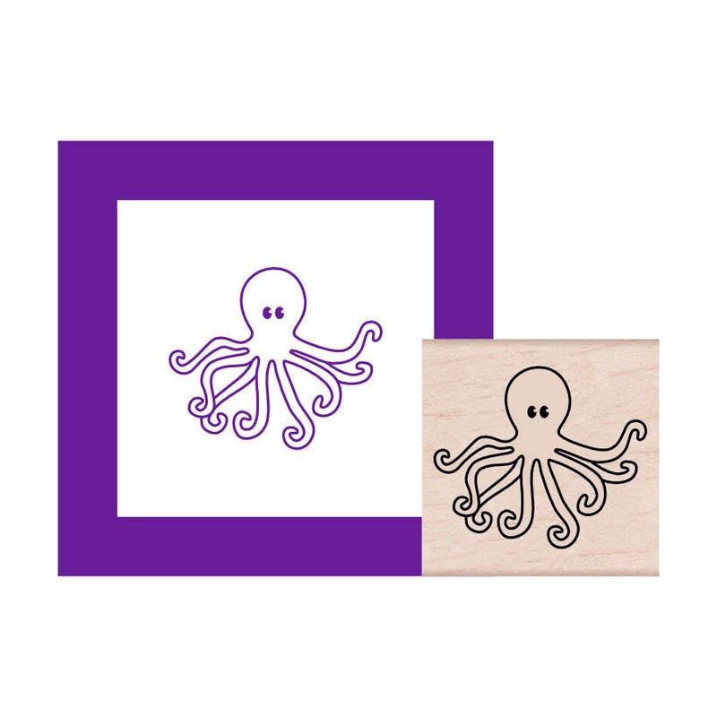 Octopus Stamp - Etsy