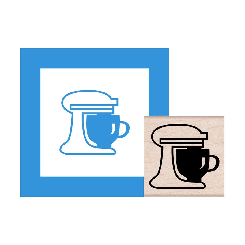 Baking Mixer Stamp - Etsy