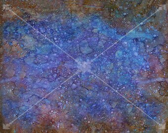 Hand-painted Mixed Media Digital Paper 1 | Etsy