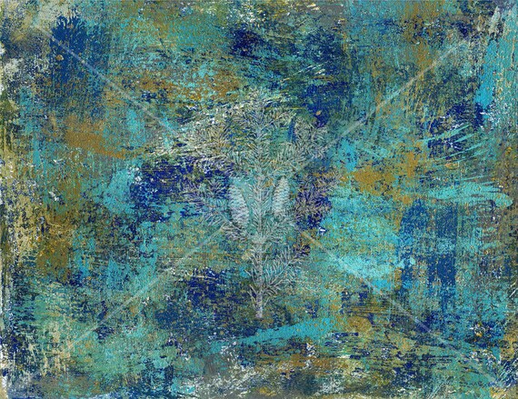 Hand-painted Mixed Media Digital Paper 3 | Etsy