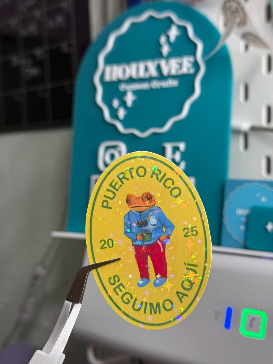 Holographic Concho El Sapo Sticker Inspired by Dtmf, Bad Bunny. - Etsy