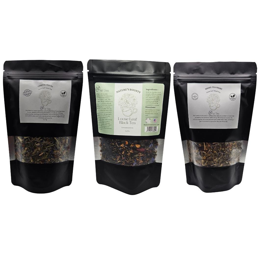 Wellness Teas by Bean & Body - Etsy