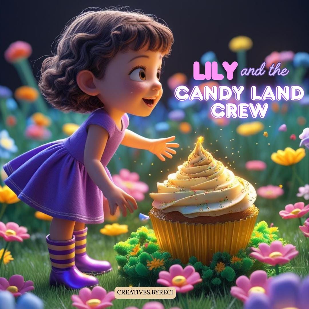 STORYBOOK: Lily and the Candy Land Crew - Etsy