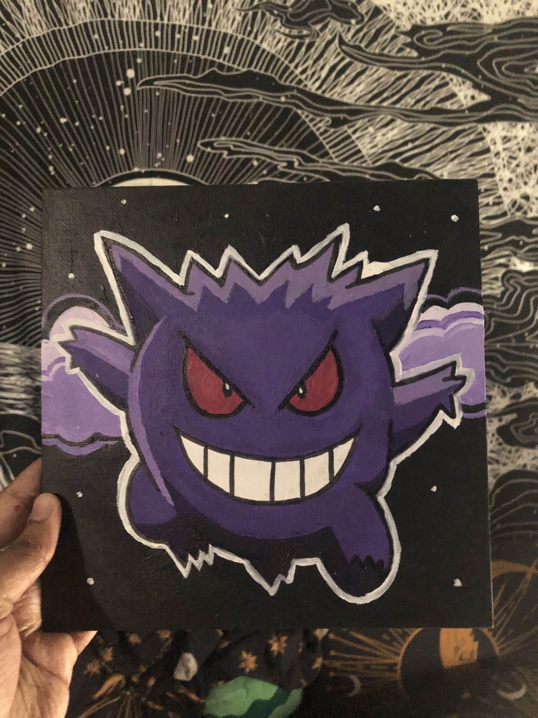 Custom Pokémon Portrait Painting 20cm X 20cm Canvas Board - Etsy
