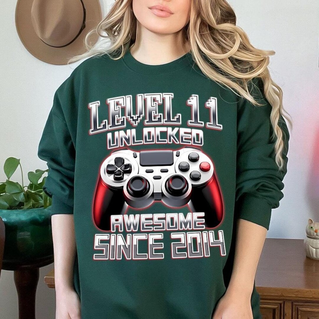 Level 11 Unlocked Png, Video Games Birthday PNG, Awesome Since Video ...