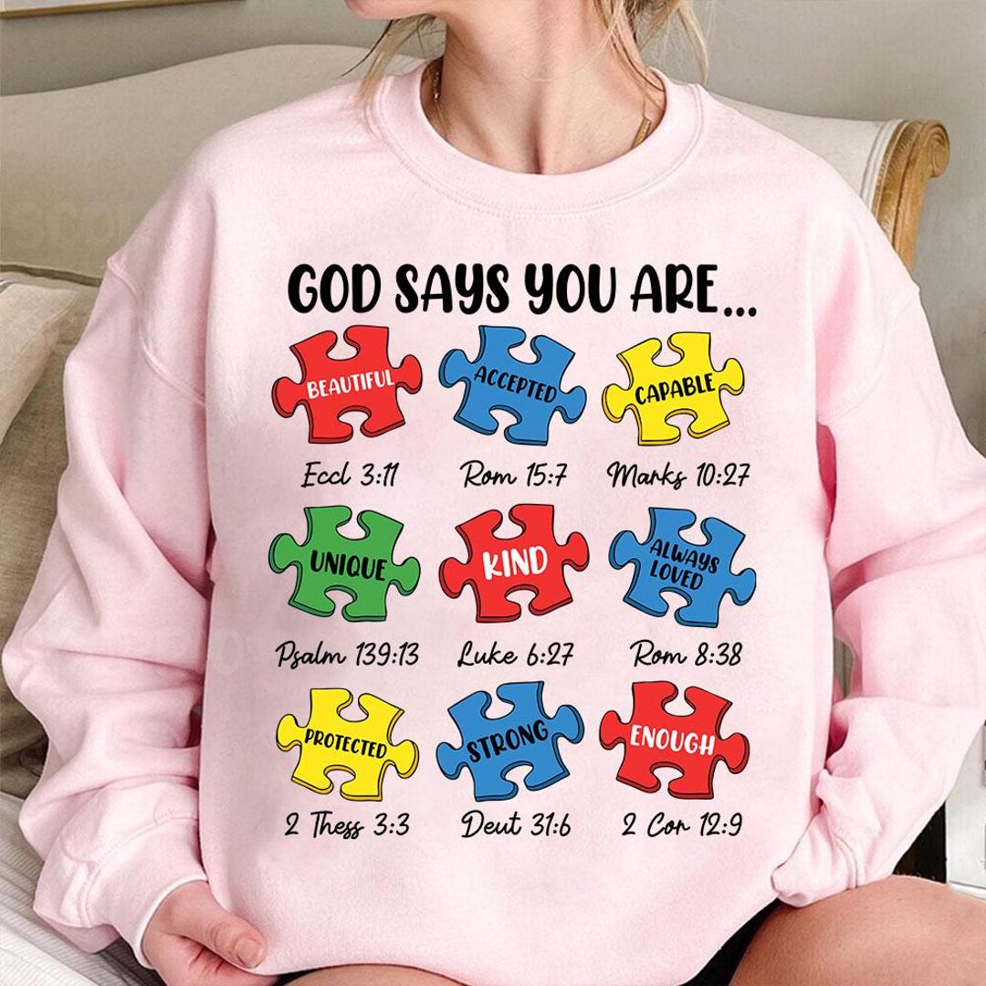 God Says You Are Autism Png, in My Autism Era Png, Christian Autism Png ...