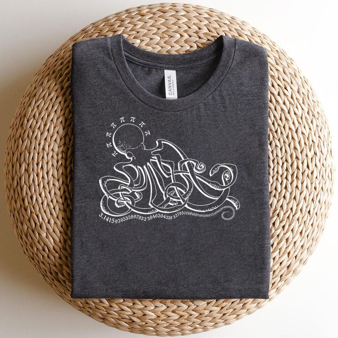 Funny Pi Day Png, Octo Pi Png,math Teacher Funny Shirt Design, Octopus ...