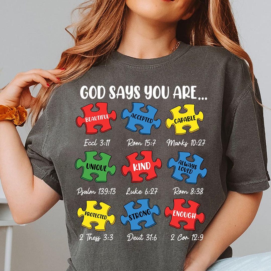 God Says You Are Autism Png, in My Autism Era Png, Christian Autism Png ...