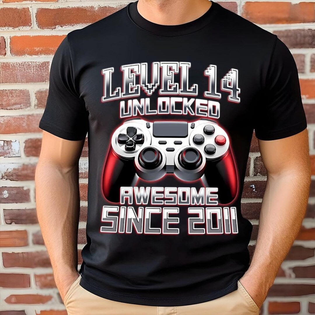 Level 14 Unlocked Png, Video Games Birthday PNG, Awesome Since Video ...