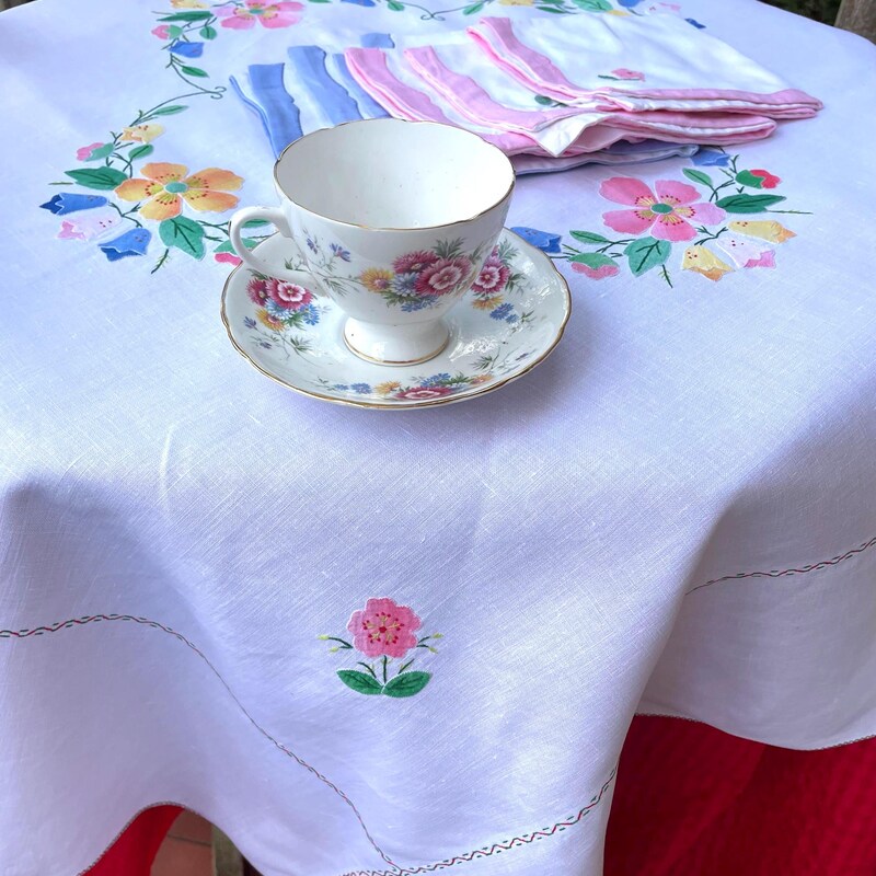 Applique Tablecloth - Etsy