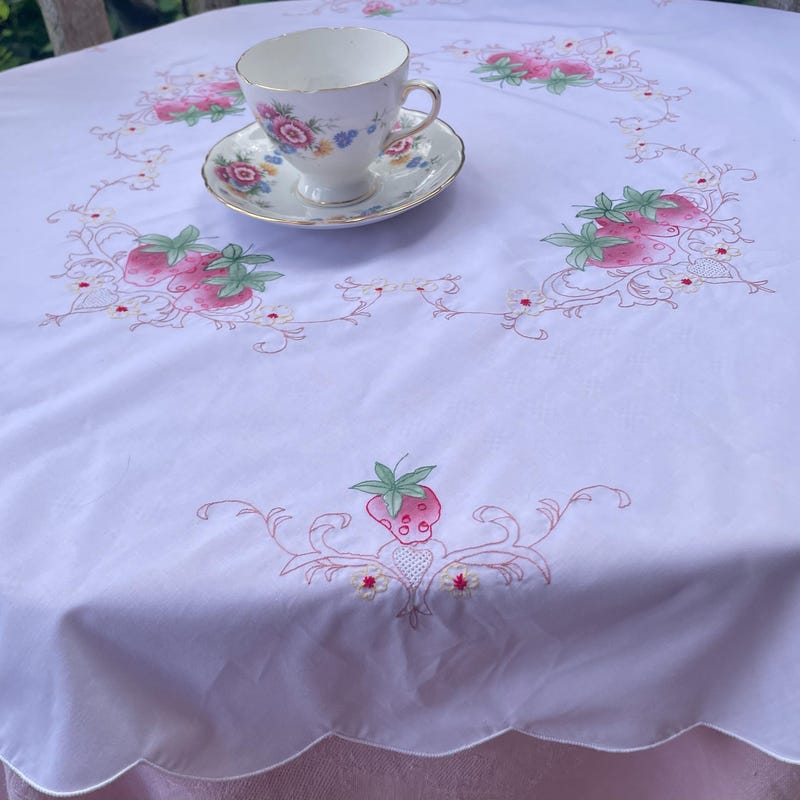 Applique Tablecloth - Etsy
