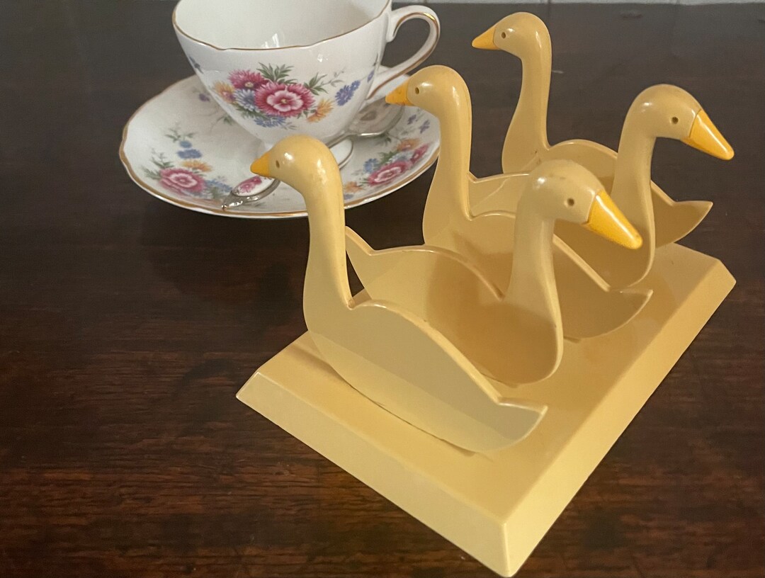 Vintage Duck Toast Rack - Etsy