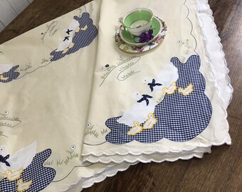 Goose Tablecloth | Etsy