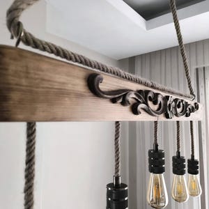 Rustic Light Fixture - Hanging Light - Rustic Lighting - Industrial ...