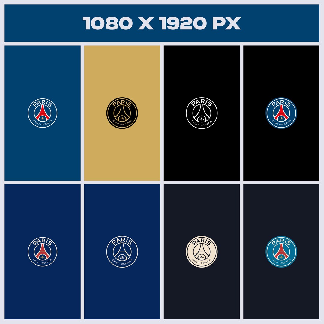 Paris Saint-germain (PSG) Logo: Vector Files & Wallpapers - Etsy