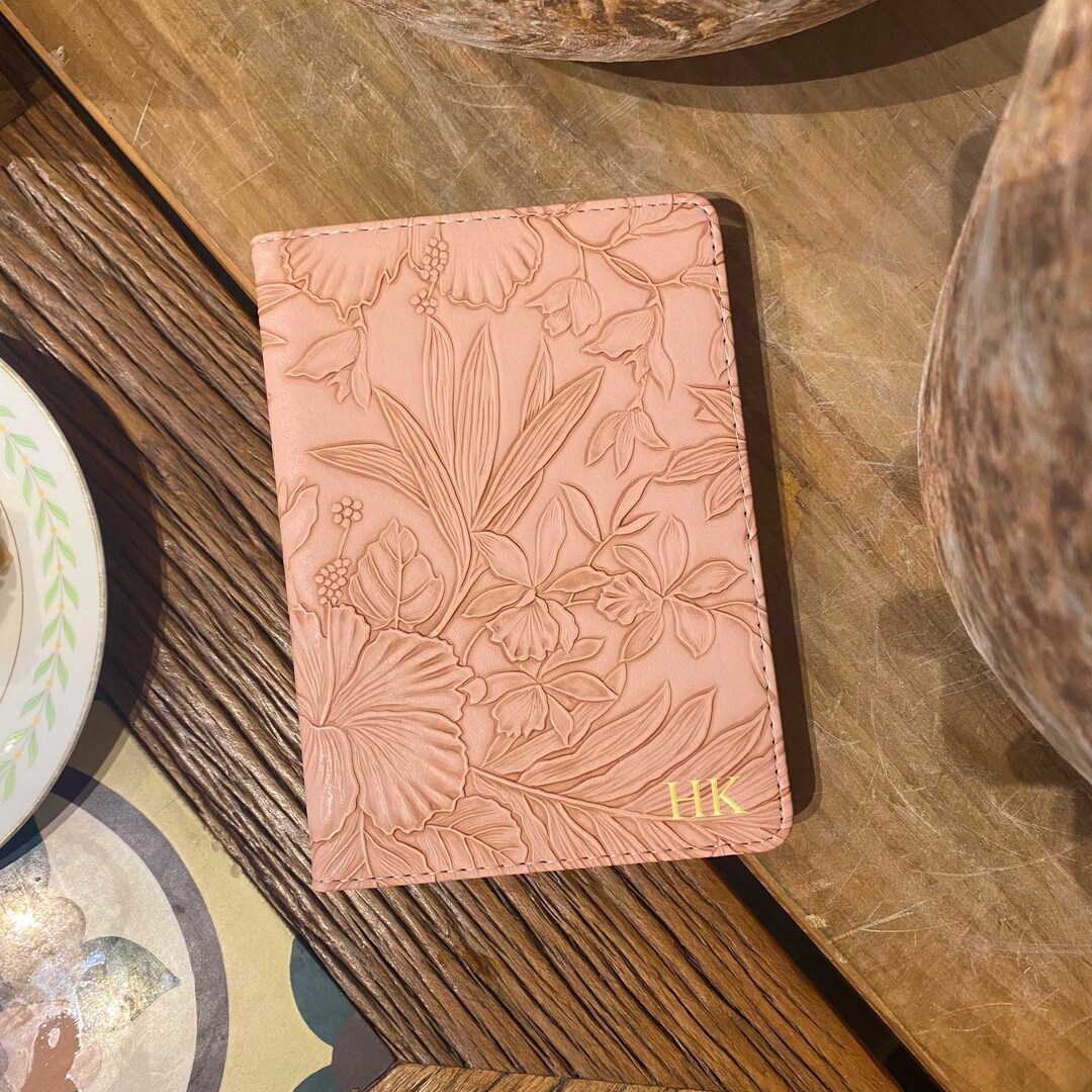 Embossed Pink Floral Vegan Leather Kindle Paperwhite Case - Etsy