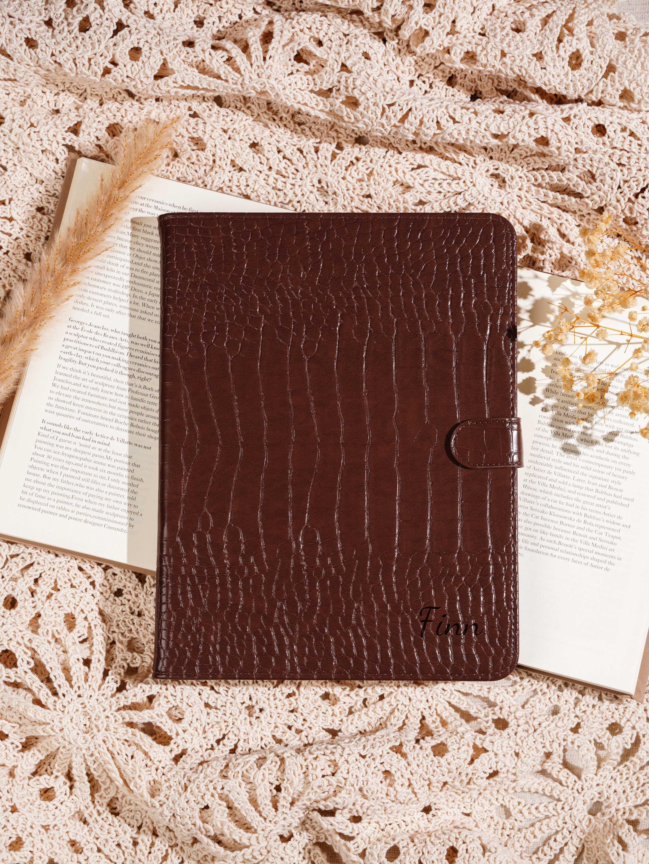 Brown Leather iPad Case Compatible With iPad Pro 2025/22/21, Air 5/4/3 ...