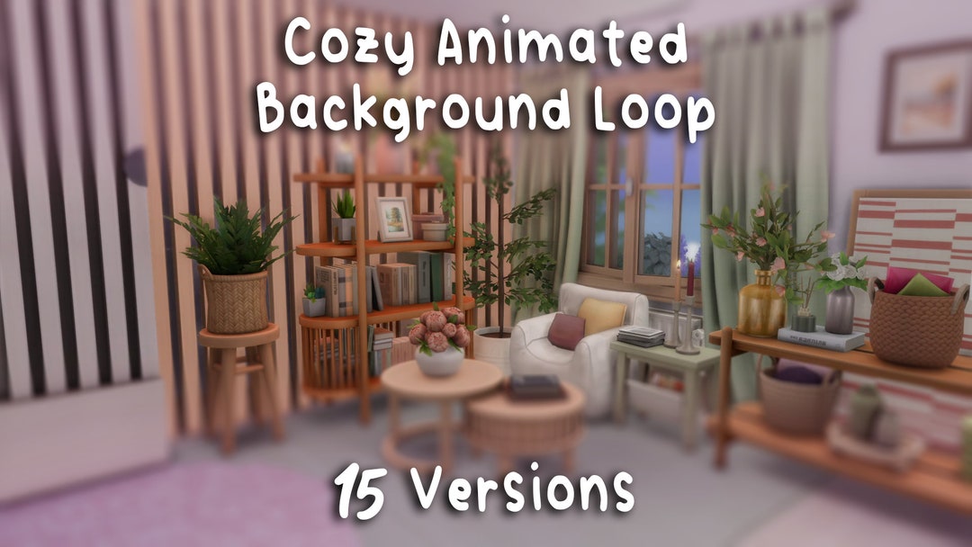 Cozy and Cute Animated Background Loop Ideal for Streaming, Videos ...