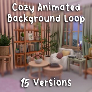 Cozy and Cute Animated Background Loop Ideal for Streaming, Videos ...