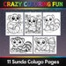 Sunda Flying Lemur Printable Coloring Pages, 11 Pages, A4 & Letter Size ...
