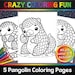 Pangolin Adventures Printable Coloring Pages, 5 Pages, A4 & Letter Size ...