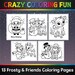 Frosty and Friends Printable Coloring Pages, 13 Pages, A4 & Letter Size ...