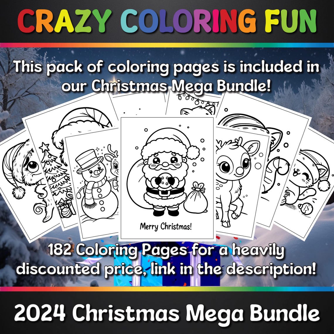 Frosty and Friends Printable Coloring Pages, 13 Pages, A4 & Letter Size ...