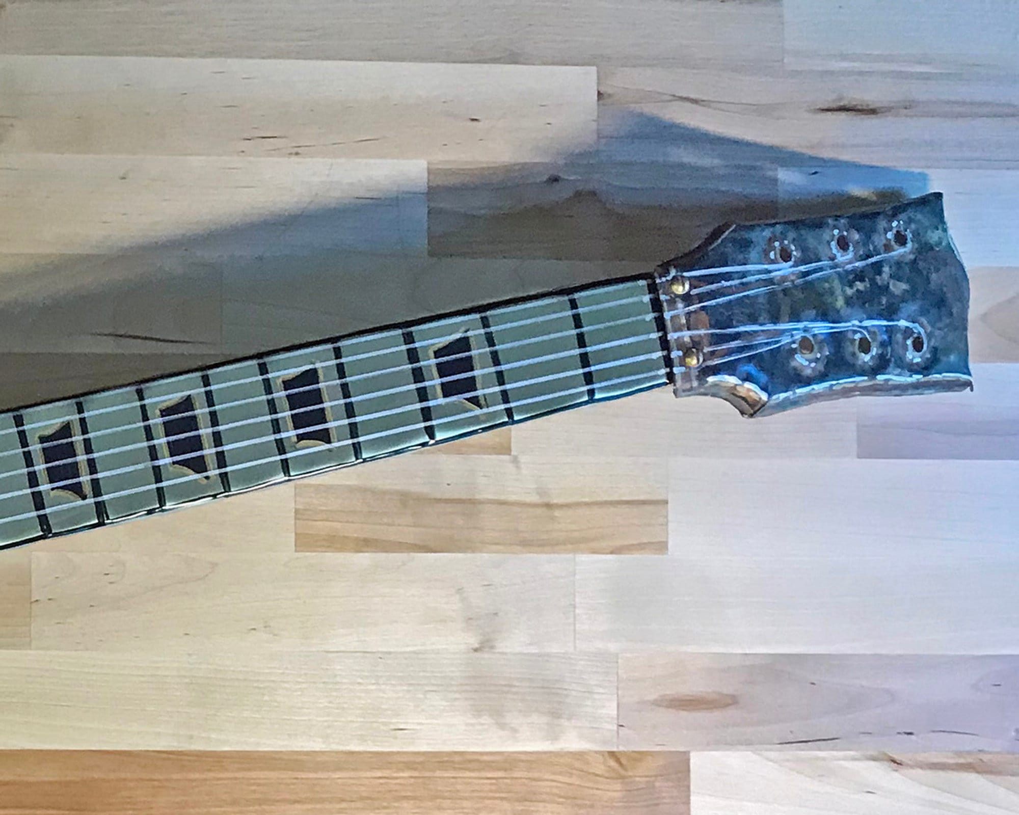 DESIGN YOUR OWN Gibson Les Paul Guitar Sculpture Salvaged Copper and ...