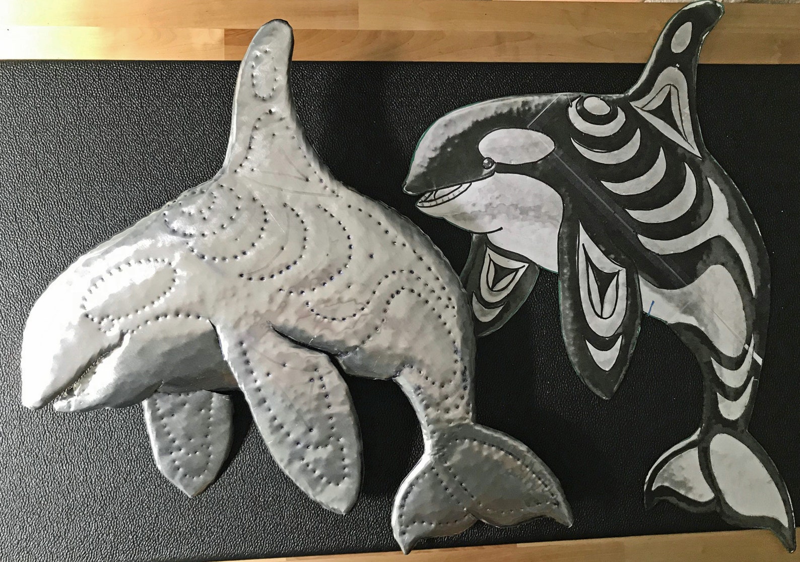 DESIGN YOUR OWN - Orca Spirit Killer Whale Sculpture - Aluminum Metal ...