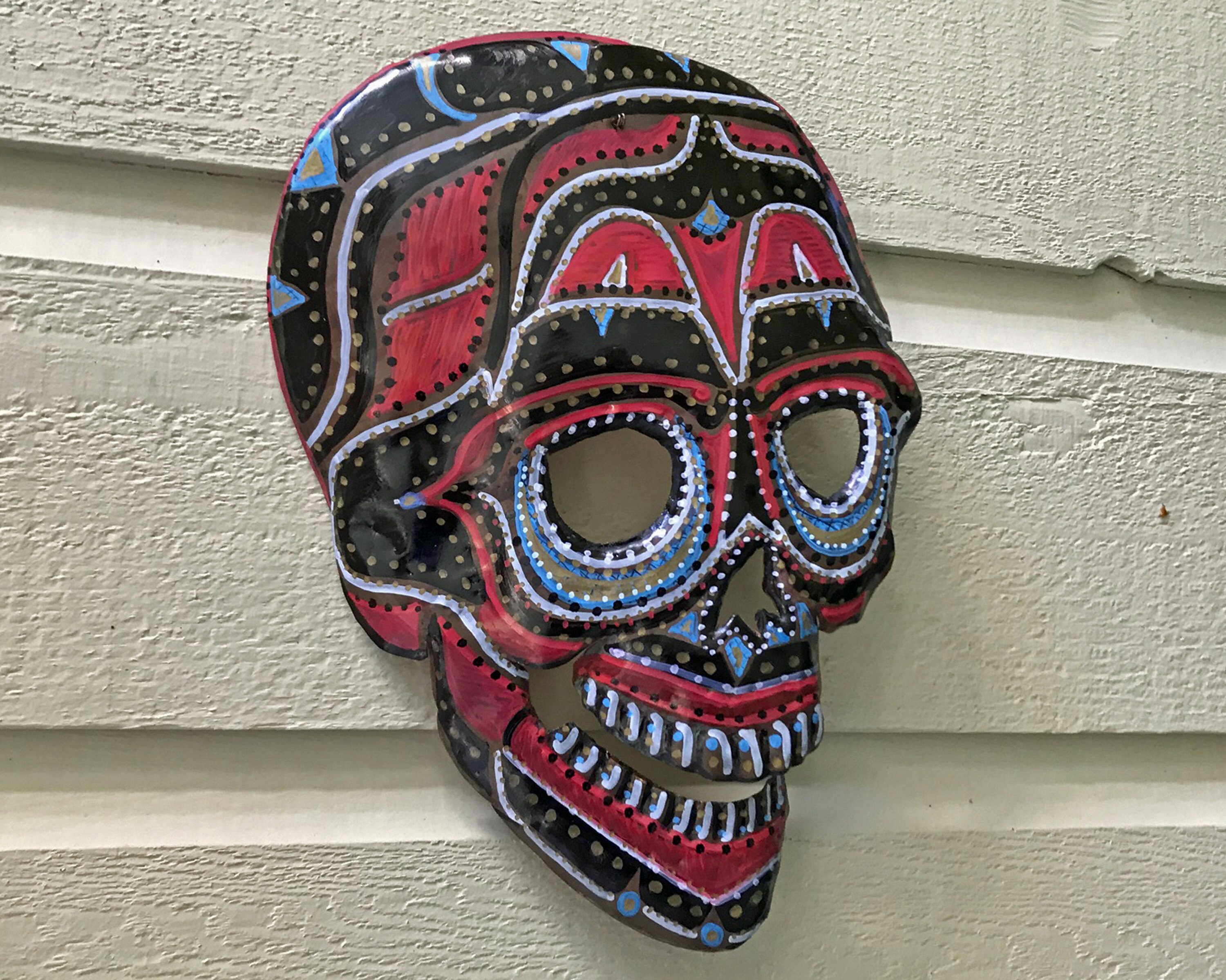Metal Skull Mask Art