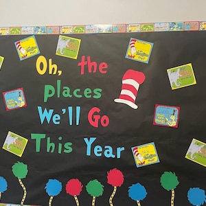 Bulletin Board Kit Back to School Oh the Places Well Go This Year Dr ...