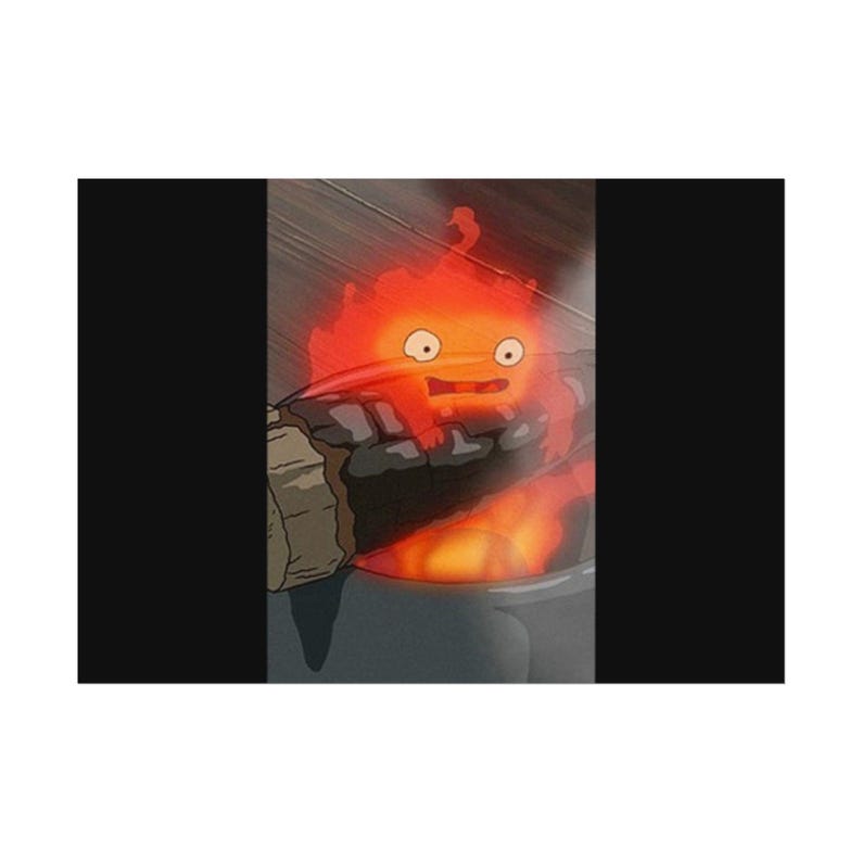 Anime Poster, Studio Ghibli Wall Art, Howl's Moving Castle Print ...