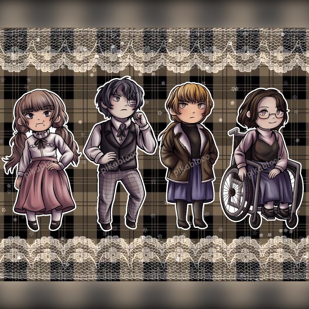 Funger Termina Stickers - Da'an, Karin, Olivia, Marina - Etsy