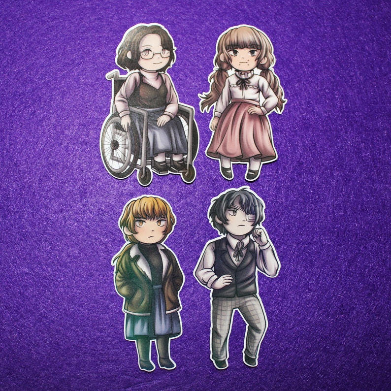 Funger Termina Stickers - Da'an, Karin, Olivia, Marina - Etsy