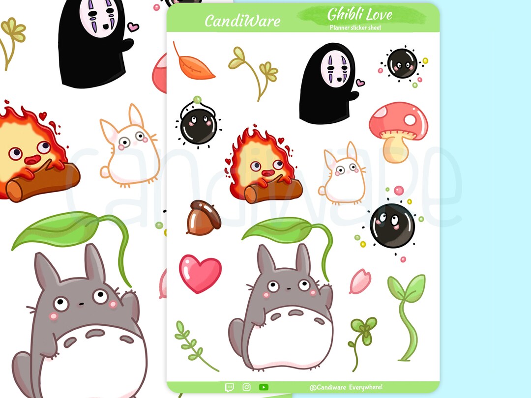 Rabbit Bear Sticker Sheets Cute Planner Stickers for Planners Kawaii ...