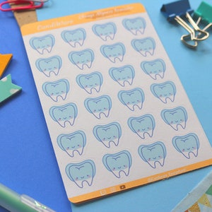 Invisalign Change Aligner Reminder - Cute Planner Stickers - Weekly ...